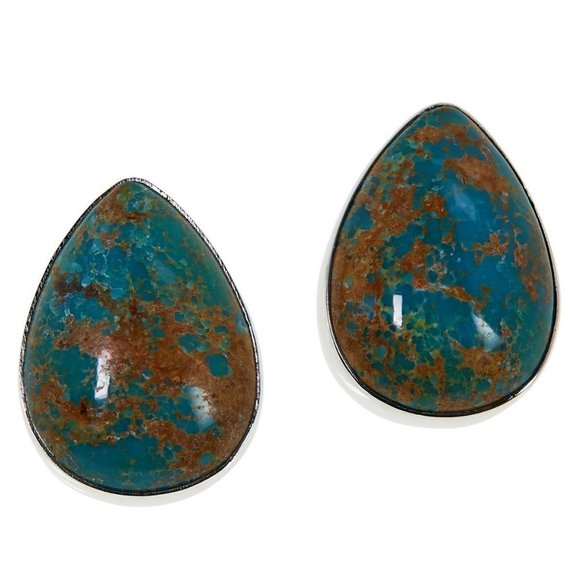 Jay King | Jewelry | Jay King New Red Skin Turquoise Pearshaped Stud ...